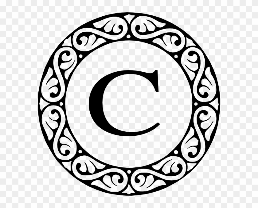 Letter C Monogram Clip Art At Clker Com Vector Clip - G Monogram Clip ...