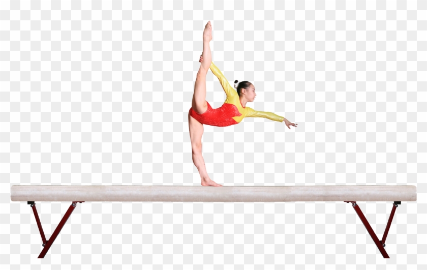 Milliard Wood Balance Beam 9.5 Feet Gymnastics Folding - Full Size PNG ...