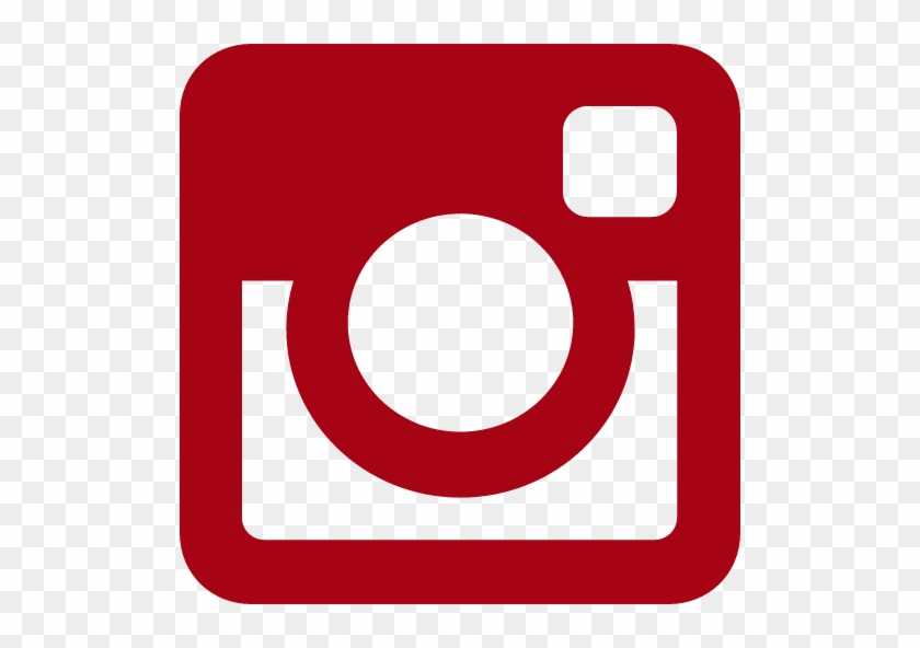 Instagram Logo Dark Red - Full Size PNG Clipart Images Download