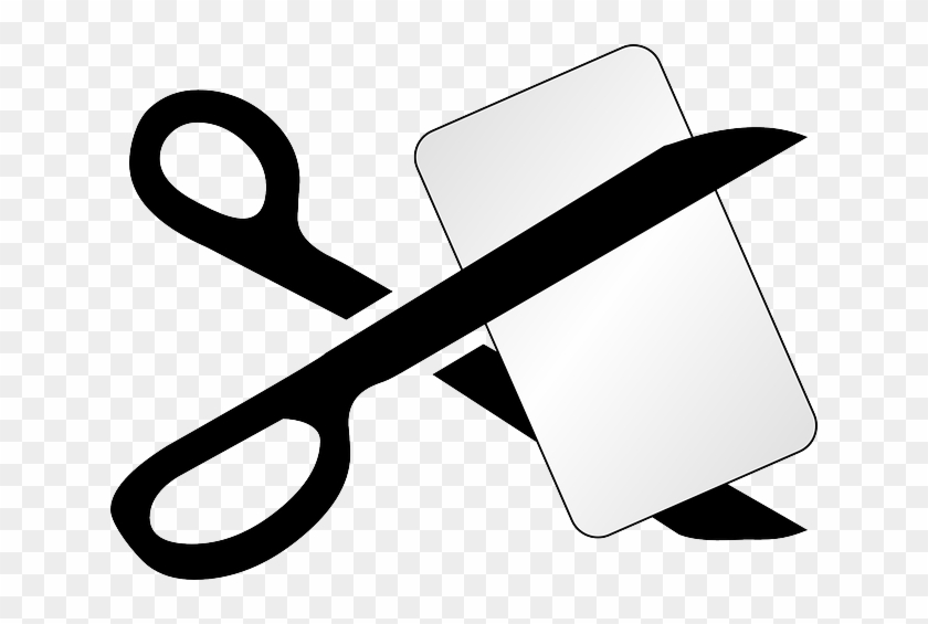 Black And White Clip Art Cut - Full Size PNG Clipart Images Download