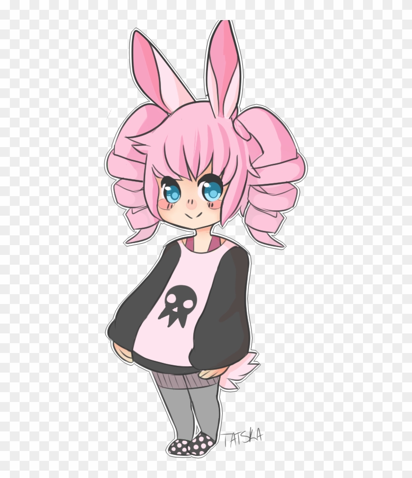 Pastel Goth Bunny By Cattymcnuggets - Cartoon - Free Transparent PNG ...