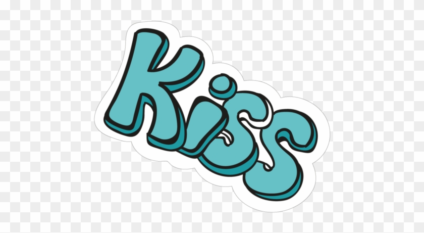 Kiss Sticker Clip Art - Sticker - Full Size PNG Clipart Images Download