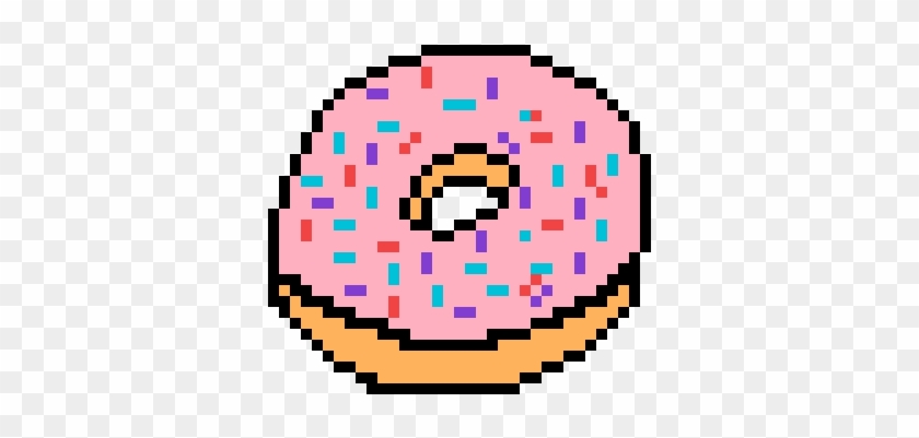 Donut - Pixel - Full Size PNG Clipart Images Download
