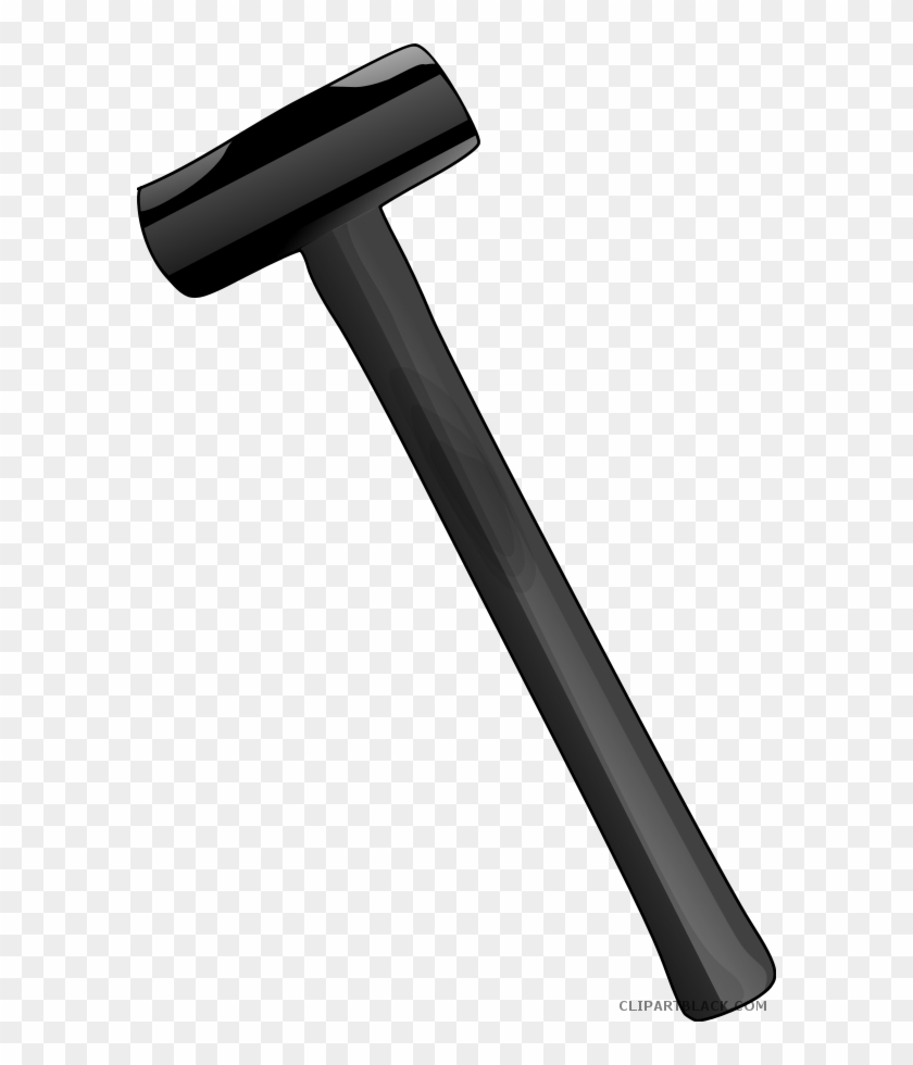 Hammer Tools Free Black White Clipart Images Clipartblack - Sledge ...