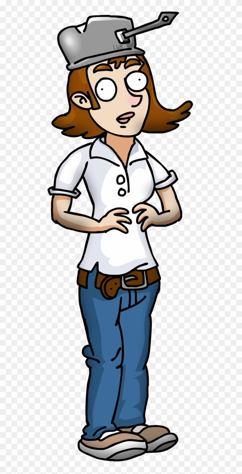 Genderbent Crazy Dave By Lolwutburger - Pvz 2 Crazy Dave - Full Size ...