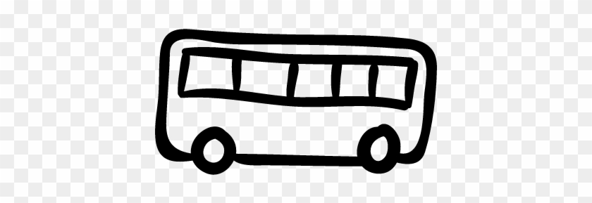 Bus Hand Drawn Transport Vector - Hand Drawn Bus Icon - Full Size PNG ...