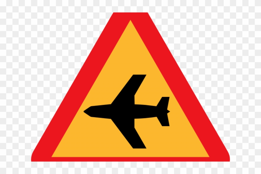 Road Clipart Airplane - Road Signs - Full Size PNG Clipart Images Download