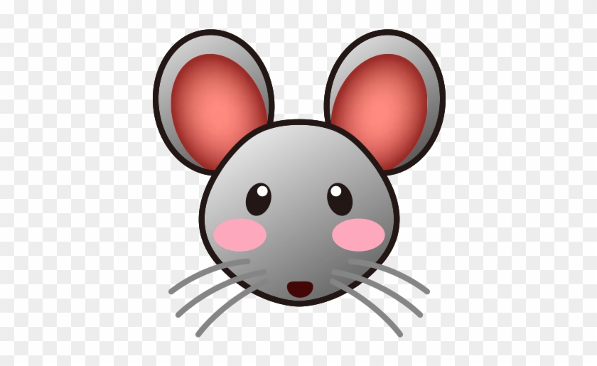 Mouse Face Emoji - Clip Art - Full Size PNG Clipart Images Download