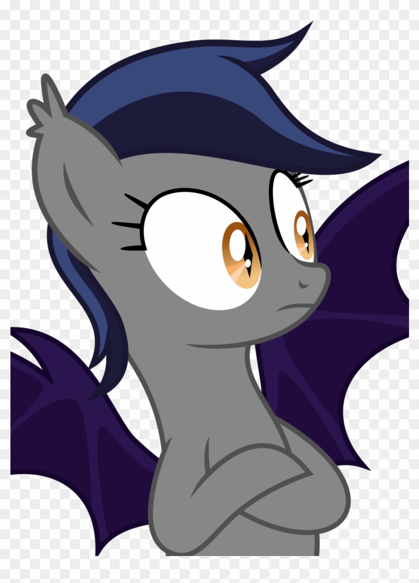 Inudewaruika, Bat Pony, Bat Pony Oc, Crossed Arms, - My Little Pony ...