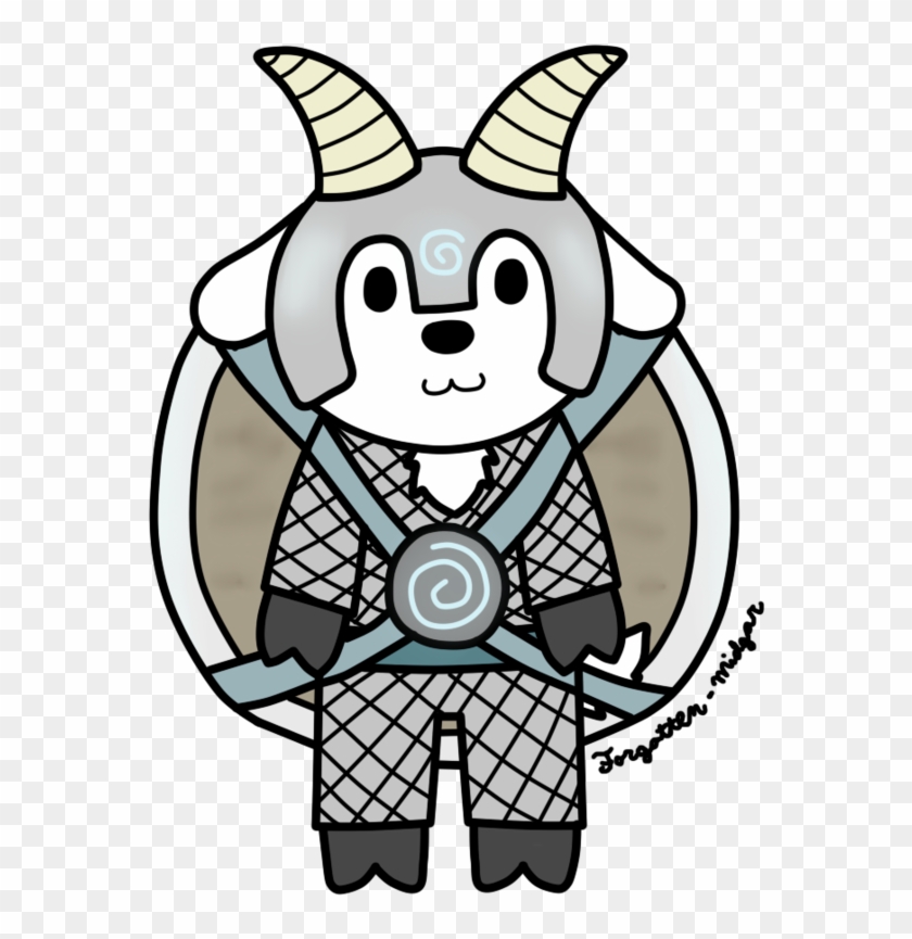 The Goat Hero/guard By Forgotten-midgar - Cartoon - Free Transparent ...