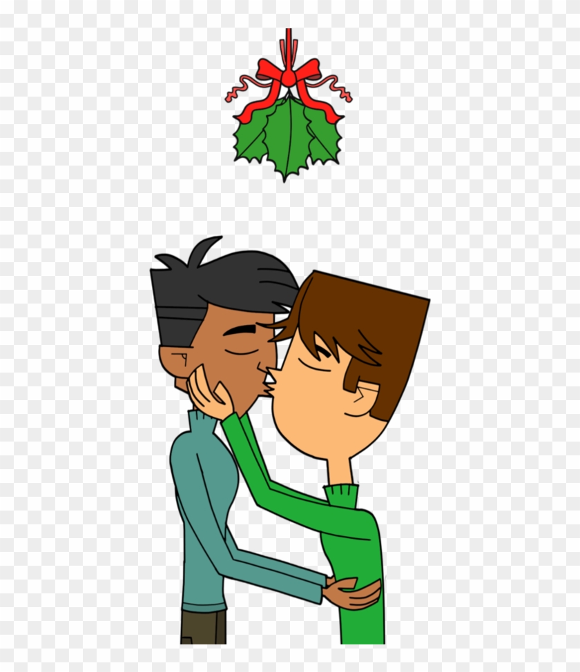 Cody And Dave Under The Mistletoe By Magnetic-lightpulse - Cartoon ...