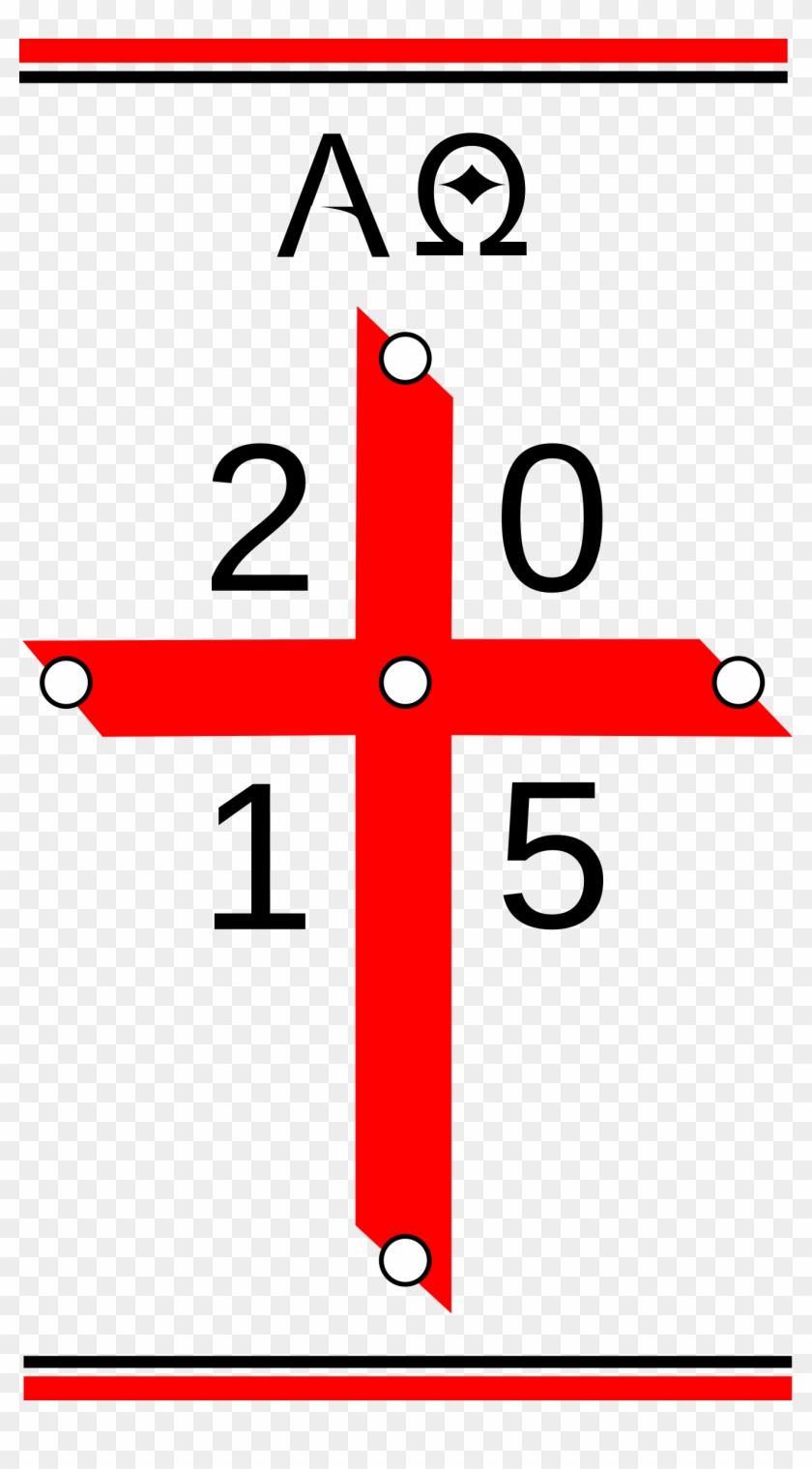 Christ Candle Clipart 6 By Michael - Paschal Candle Symbols - Full Size ...