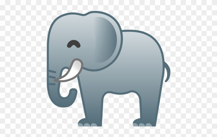 Google - Elephant Emoji Png - Free Transparent PNG Clipart Images Download