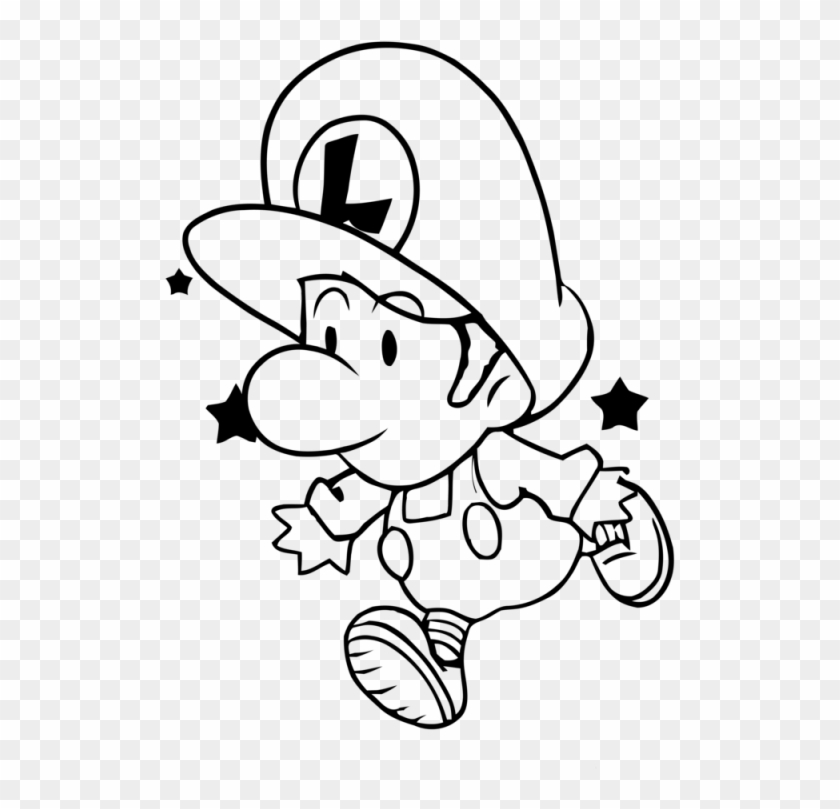 baby mario coloring pages