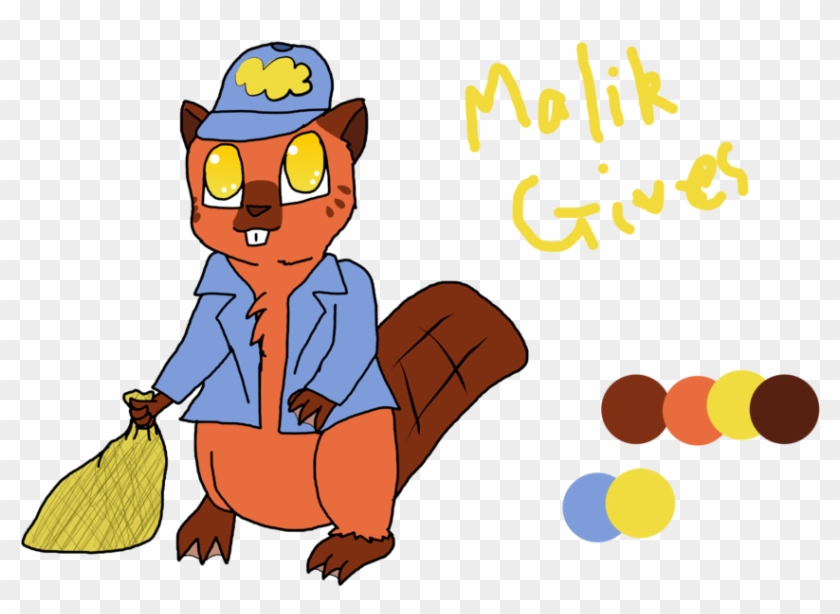 Generous Beaver By Thedragon-empress - Cartoon - Free Transparent PNG ...