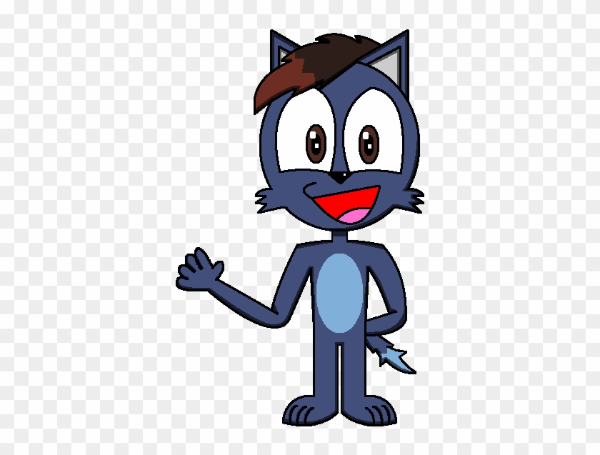 Walter The Blue Wolf By Tvideshow - Cartoon - Full Size PNG Clipart ...
