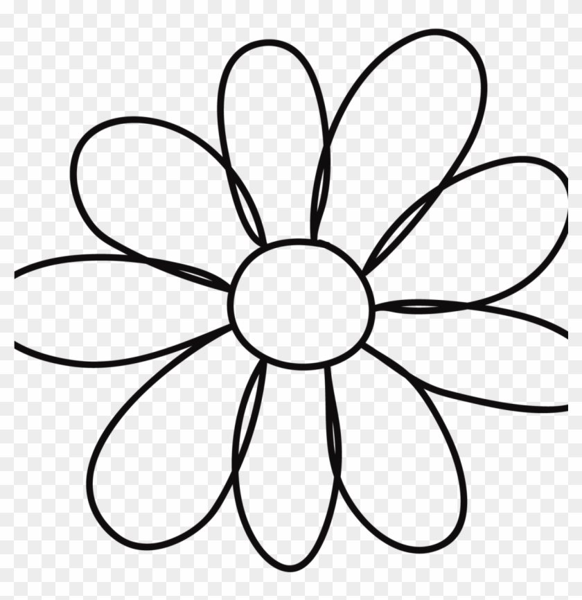 Printable Flower Pattern To Trace 620 Simple Flower Leo The Late