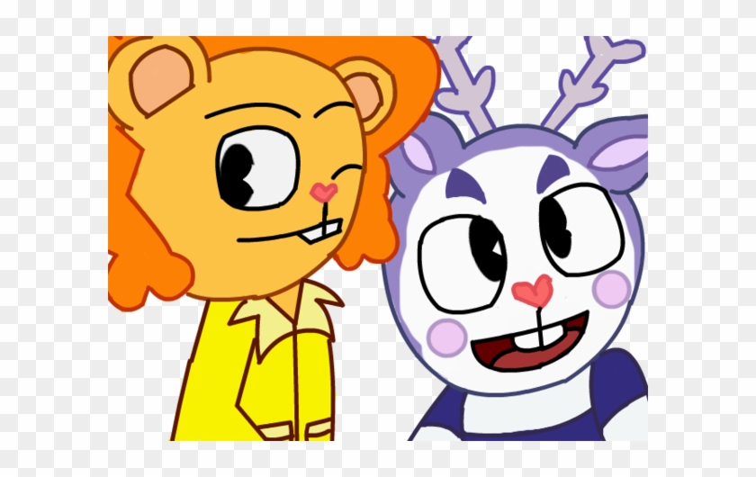Disco Bear And Mime By Misswillowfrostbite - Cartoon - Full Size PNG ...