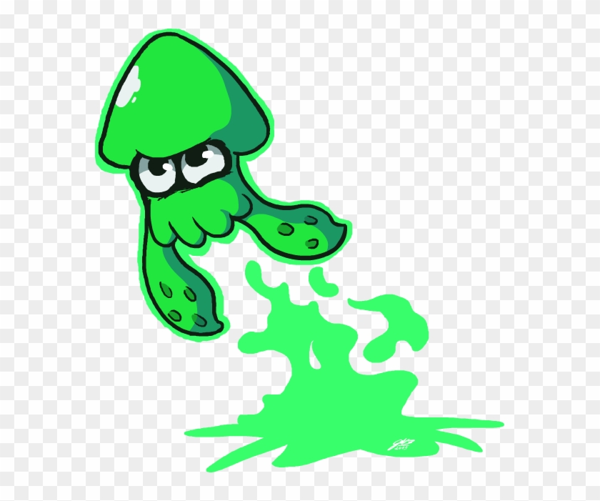 Squid Clipart Splatoon - Splatoon Squid Fanart - Full Size PNG Clipart ...