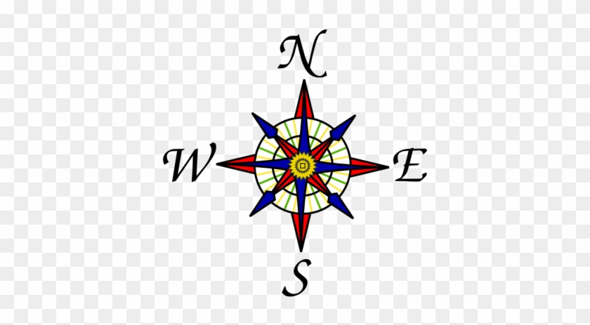 Compass Clip Art Free Download Vector 2 Clipartix - Compass Rose Clip Art - Full Size PNG ...