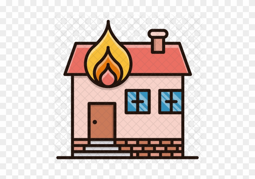 House Fired Icon - Fire Department - Full Size PNG Clipart Images Download