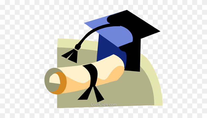 Graduation Cap And Diploma Royalty Free Vector Clip - Diploma - Full ...