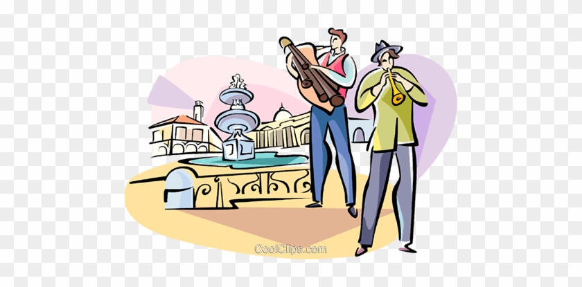 Italian Musicians Royalty Free Vector Clip Art Illustration - Cartoon ...