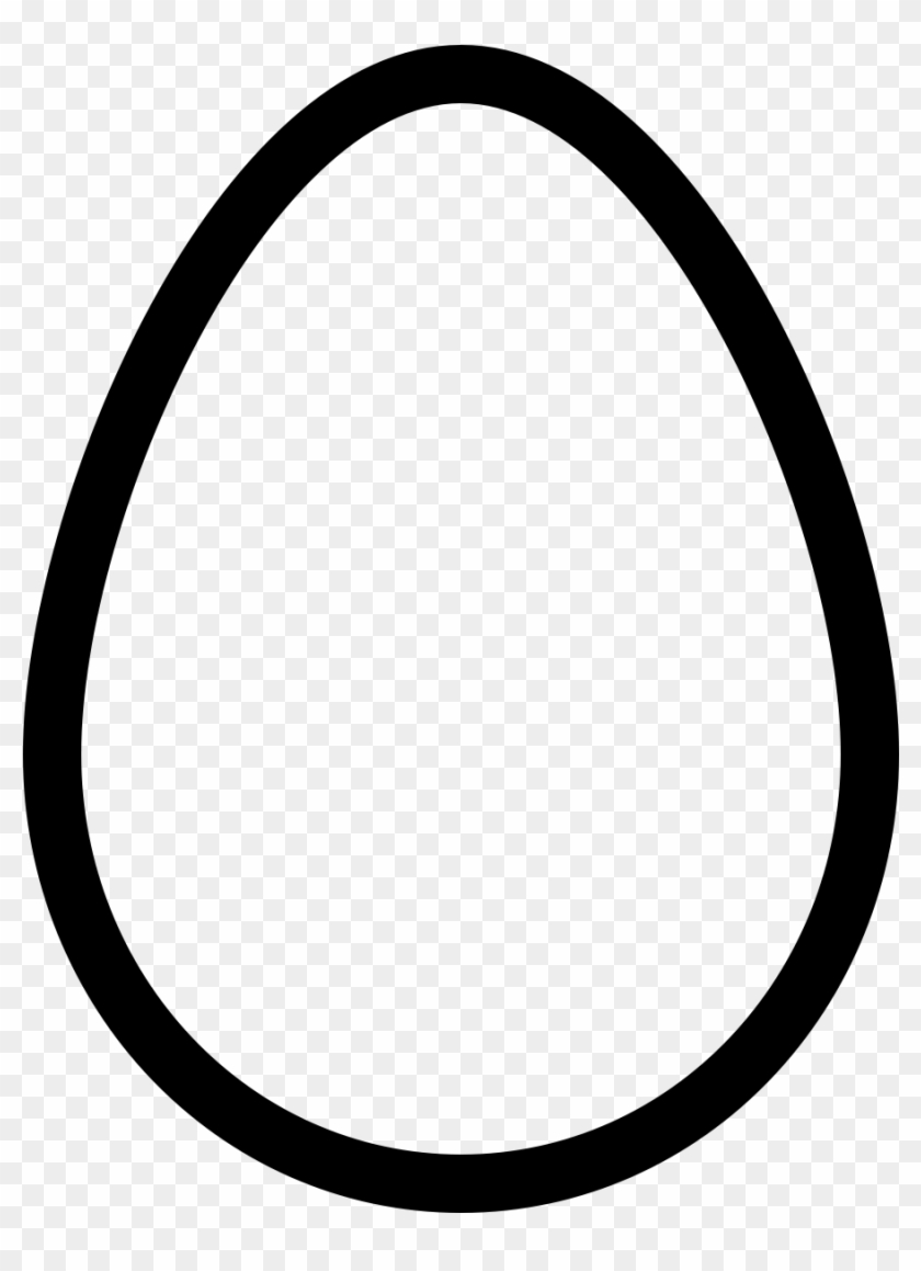 Chicken Eggs - Egg Outline - Full Size PNG Clipart Images Download