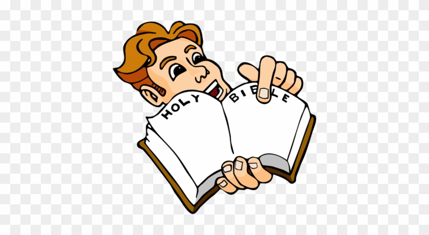 Image Excited Man Pointing To Page In Bible Bible Clip - Leer La Biblia ...