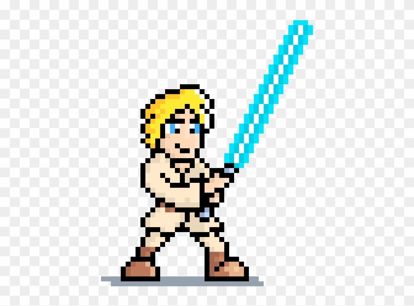 Luke Skywalker - Luke Skywalker Pixel Art - Full Size PNG Clipart ...