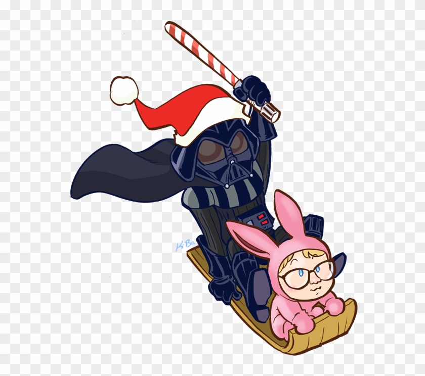 Santa Vader And Ralphie By Kevinbolk - Cartoon - Full Size PNG Clipart ...