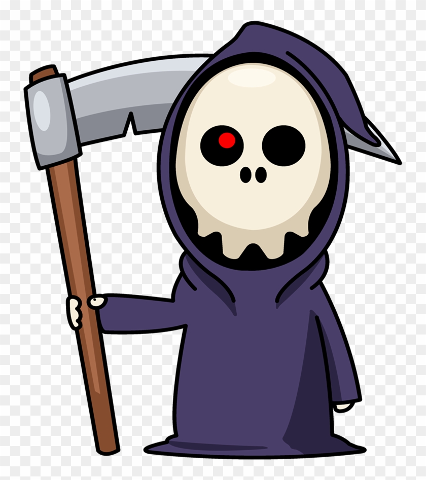 Grim Reaper Clip Art - Cute Grim Reaper Clipart - Full Size PNG Clipart ...