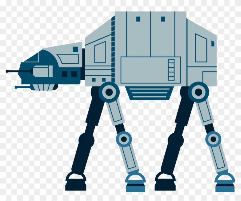 At-at Walker By Chrispix326 - Star Wars At At Cartoon - Full Size PNG ...