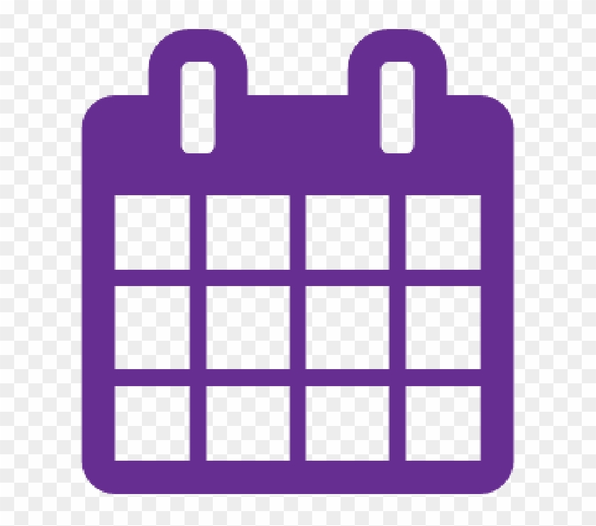 Calendar-icon Purple - Agenda Png - Full Size PNG Clipart Images Download