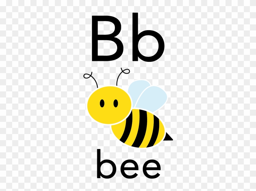 Baby Mozart Abc Flashcard For Children - Bee - Full Size PNG Clipart ...