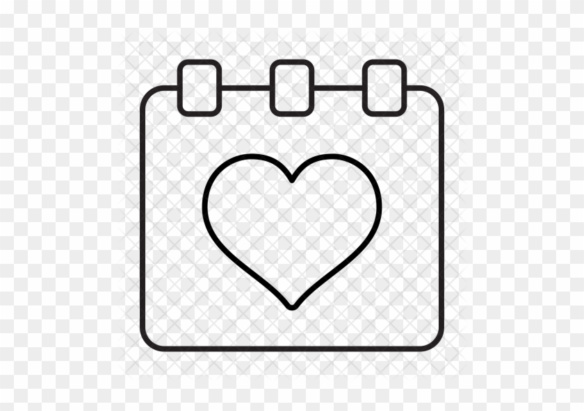 Wedding Date Icon - Heart - Full Size PNG Clipart Images Download