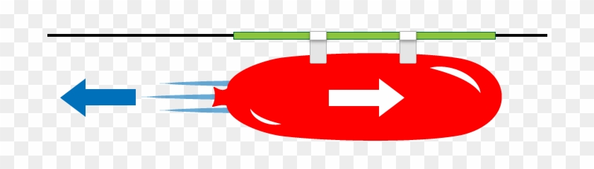 Balloon - Balloon Rocket Newton's Third Law - Full Size PNG Clipart ...