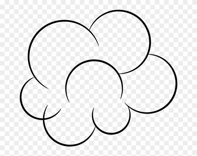 Free Cloud Clipart Cloud Images - Line Art - Full Size PNG Clipart ...