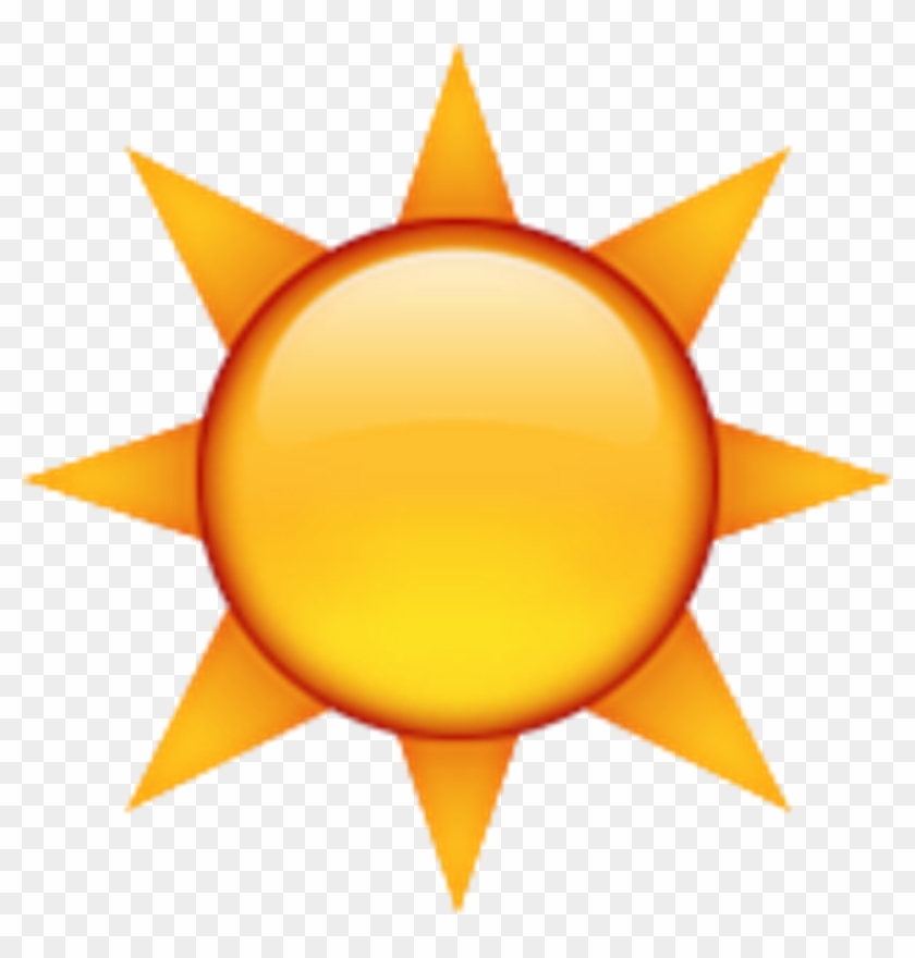 Sun Yellow Emoji - Clip Art Sun - Full Size PNG Clipart Images Download