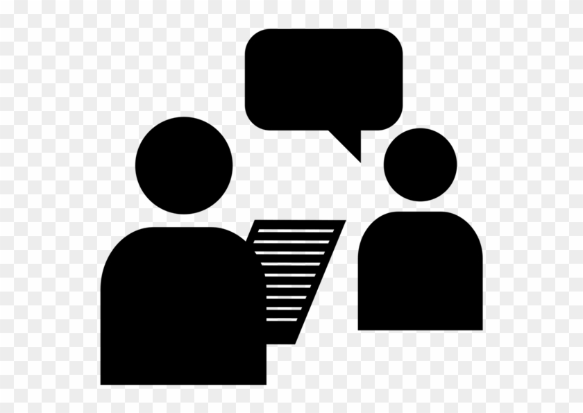The Full-day Interview - Face To Face Interview Icon - Full Size PNG ...