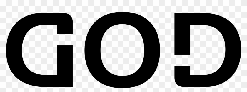 God Word Deus Ganesha Ambigram - Word God Black And White - Full Size ...