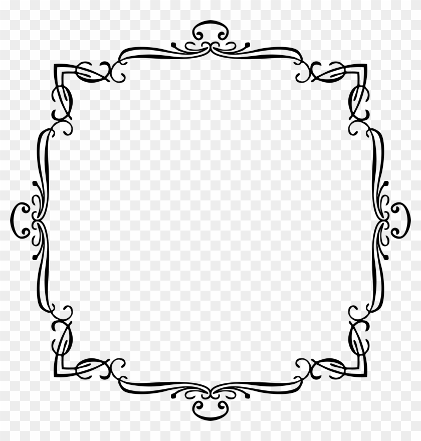 Big Image - French Border Clip Art - Full Size PNG Clipart Images Download