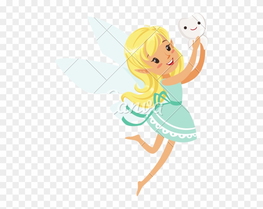 Tooth Fairy Cartoon - Cartoon Tooth Fairy - Full Size PNG Clipart ...
