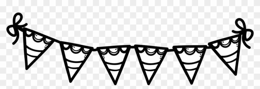 Black And White Bunting - Free Transparent PNG Clipart Images Download
