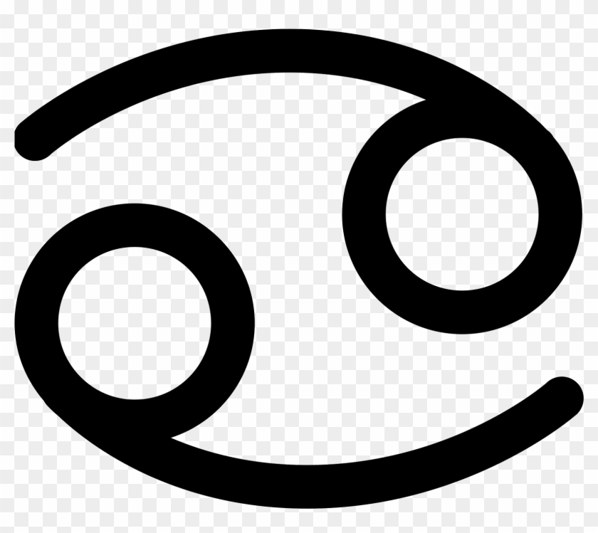 Cancer Vector Black And White Clip Stock - Cancer Zodiac Symbol Png ...
