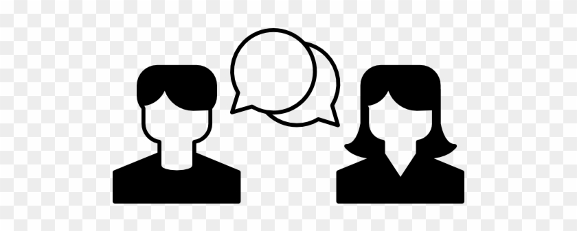 Vector Transparent Stock Icon Page Png Svg - Two People Talking Icon ...