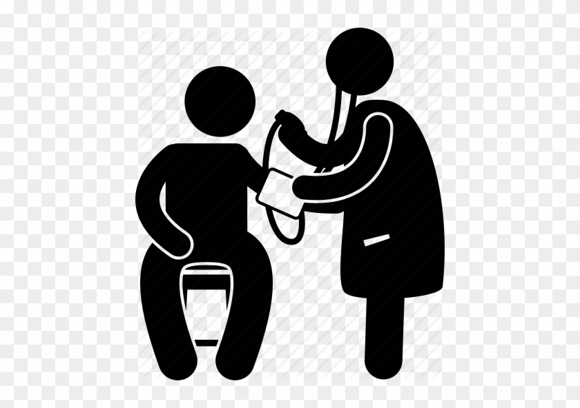 Download Patient Injection Icon Clipart Doctor Patient - Medical Check ...