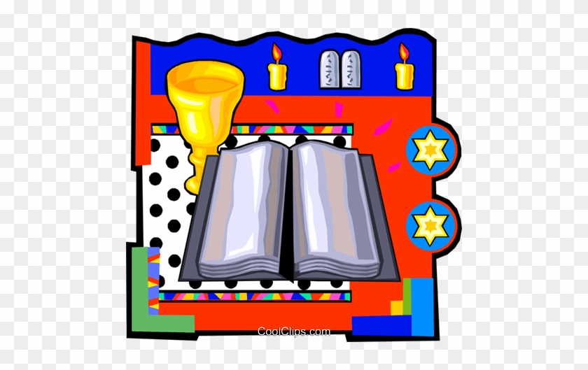 Jewish Religion Royalty Free Vector Clip Art Illustration - Jewish ...