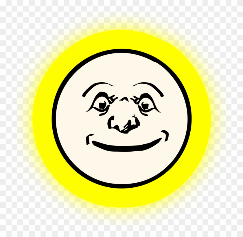 Full Moon Smiley Computer Icons - Moon Clip Art - Full Size PNG Clipart ...