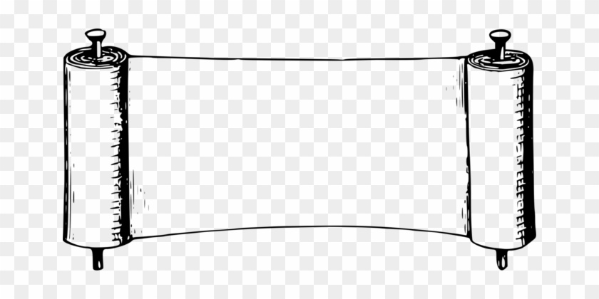 Paper Scroll Computer Icons Symbol Papyrus - Scroll Line Black Png - Full Size PNG Clipart ...